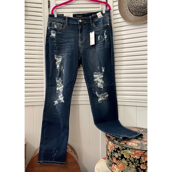 Judy Blue | Jeans | Judy Blue Bridgeport Mid Rise Destroyed Boyfriend ...